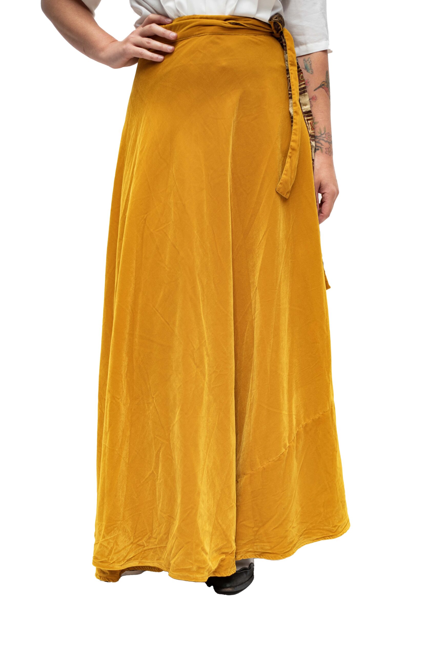 Dubbelzijdige wikkel rok - Hindi & Bindi